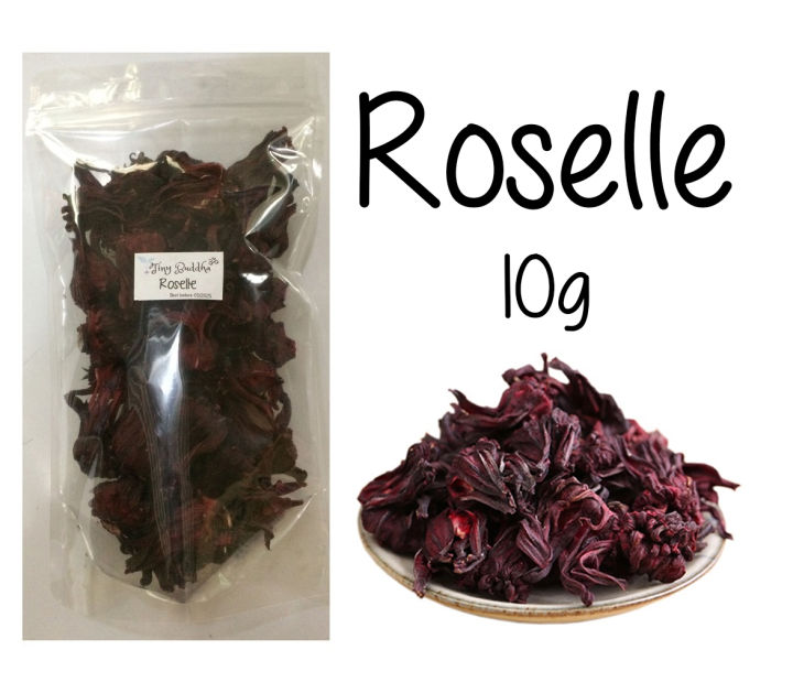 organic dried roselle hibiscus sabdariffa flower tea 10g rosella | Lazada PH