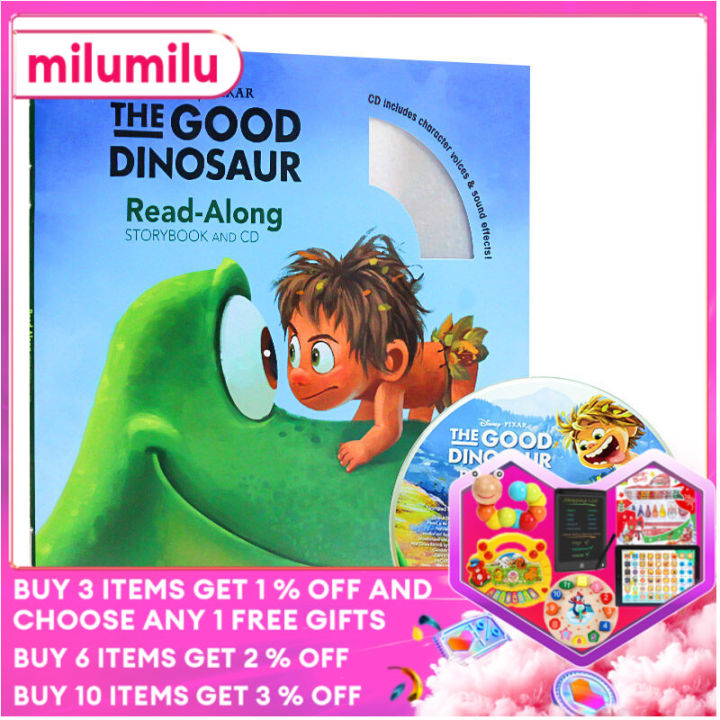 Milu Original English Picture Book Good Dinosaur Read Along Storybook