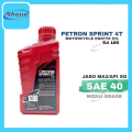 Petron Sprint 4T SR100 Mono-grade Motorcycle Engine Oil SAE 40 (1 Liter) for TRICYCLE/ HONDA TMX ...