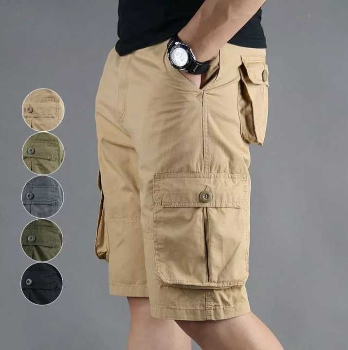 Men's 6 Pocket Cargo Short pant Strecthy VERY GOOD QUALITY SHORT PANT ...
