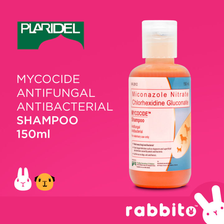 Mycocide Antifungal Antibacterial Shampoo 150ml for pets, rabbits and ...