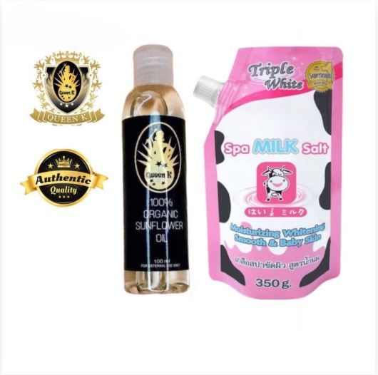 Moisturizing Milk Salt Scrub Whitening And Sunflower Oil | Lazada PH