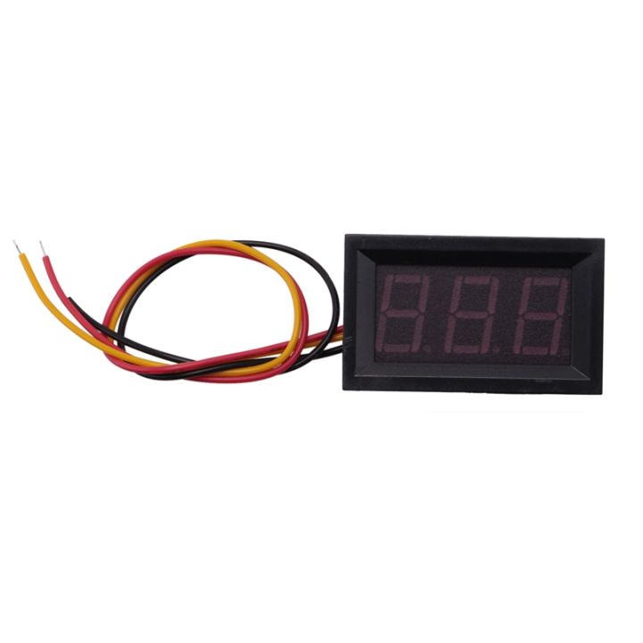 DC 0-99.9V 3 Wire LED Digital Display Panel Volt Meter Voltage ...