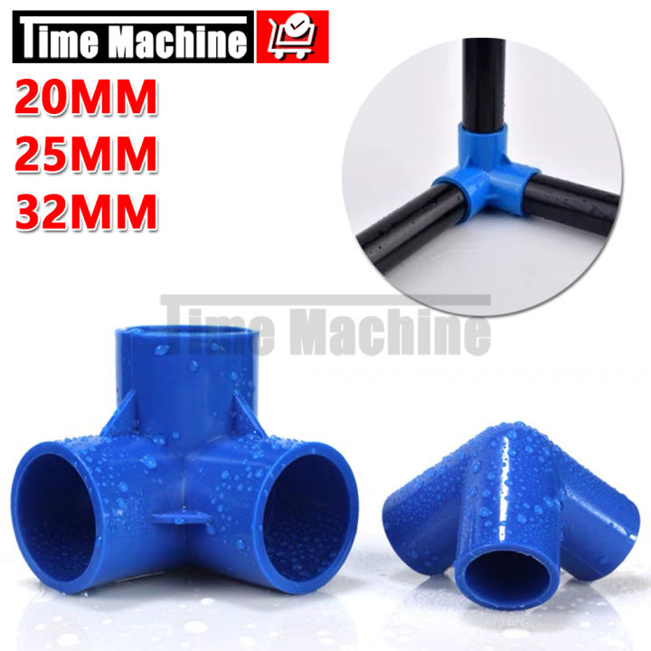 Pvc 3 Way Elbow Fittings Connectors For Pipe Repairing 1/2" 3/4'' 1 ...