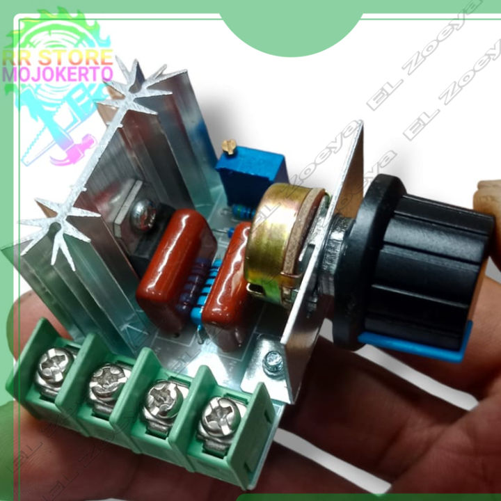 Diskon!! Dimmer AC 2000 Watt Speed Rpm Motor AC 220 Volt | Lazada Indonesia