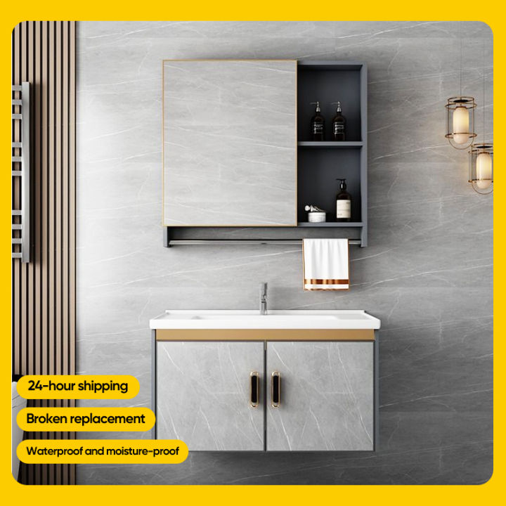 Bathroom Sinks Cabinet complete set lavatory sink with Mirrow cabinet ...