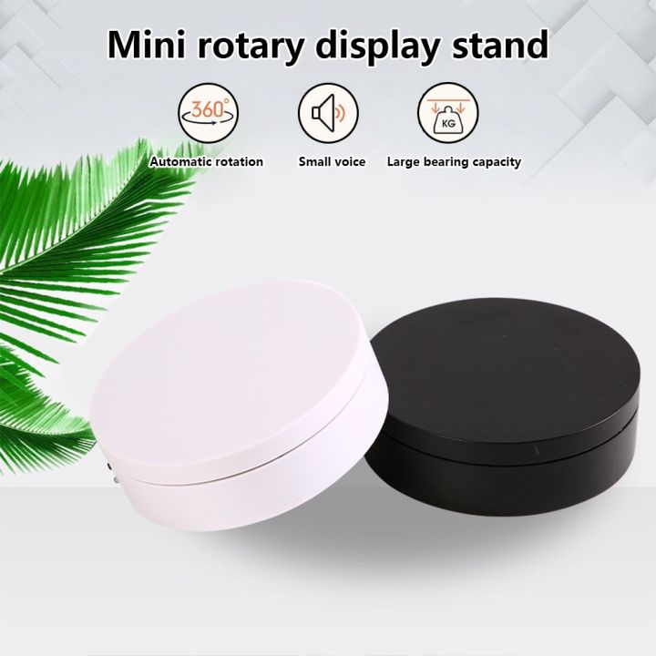 Rotating Display Stand Mini Electric Truntable 360 Degree Rotation ...
