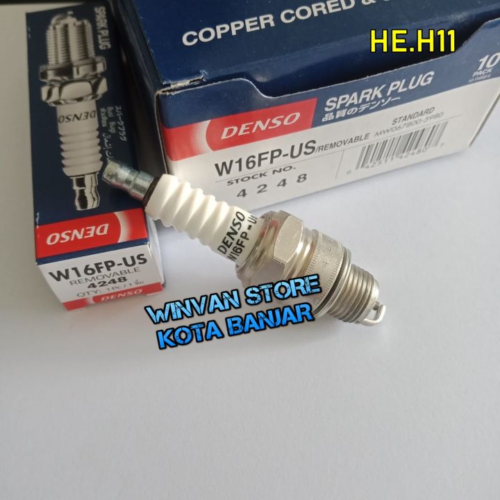 Busi RX King RXZ RXS Alfa F1ZR 2 Tak - DRAT PENDEK - original DENSO ...