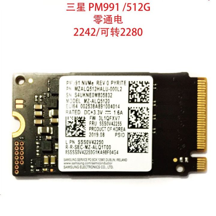 Samsung PM991 256GB 512GB 1TB m.2 2242 nvme ssd desktop laptop solid ...