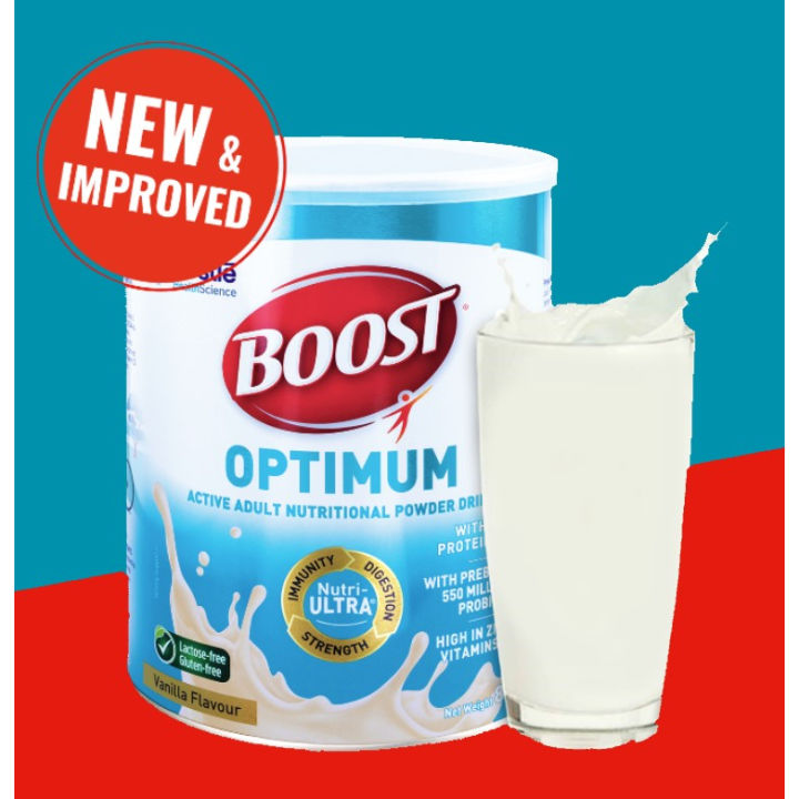 NESTLE BOOST Optimum Vanilla Adult Milk Powder 800g (Jan 2025 EXP) | Lazada PH