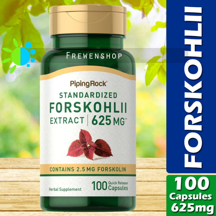 FORSKOHLII EXTRACT 250mg x 100 Capsules Forskholii Standardized ...