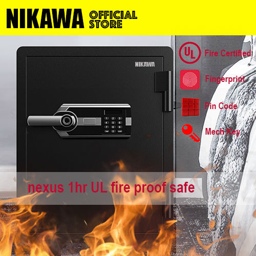 NIKAWA Nexus Fire Proof Safe Box safebox for home safe, office safe ...