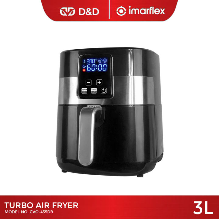 Imarflex CVO-435DB Turbo Air Fryer | 3L | Lazada PH