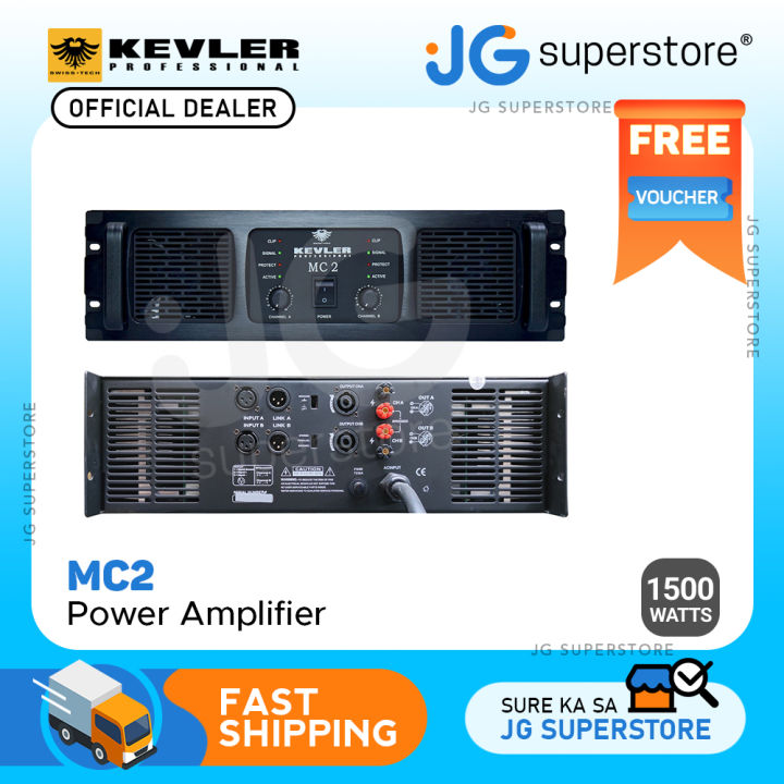 [CLEARANCE] KEVLER MC2 1500W Professional Power Amplifier with Balance ...