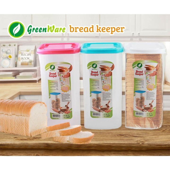 Greenware Colorful Bread Keeper Food Storage Container | Lazada PH