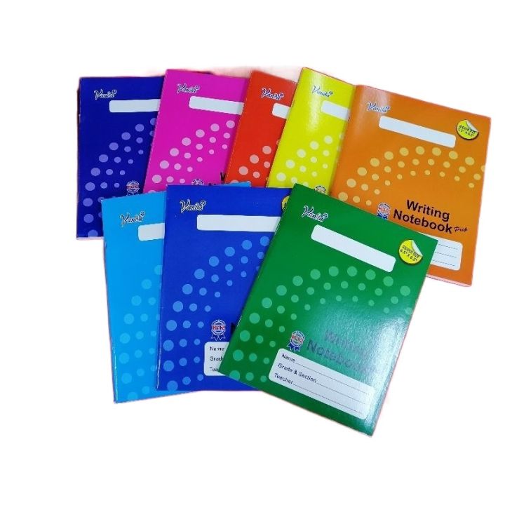 【COD4】 Vanda K-12 Writing Prep Notebook Assorted color by ream | Lazada PH