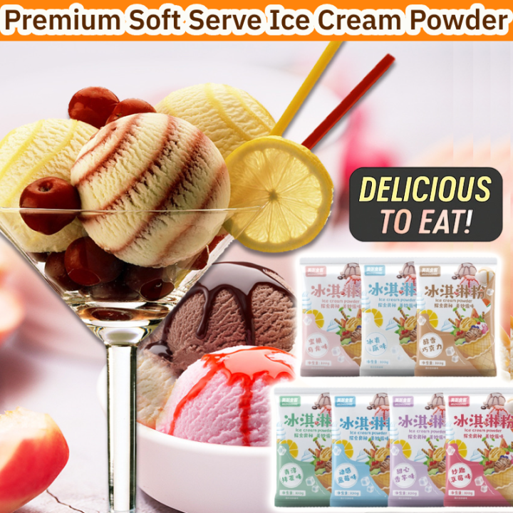 DIY Hard Texture Ice Cream Mix Homemade Flavored Soft Serve Powder ...