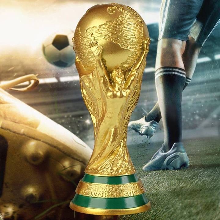 2022 World Football Trophy Soccer Champions Trophy Statue Cup Toy Gift ...