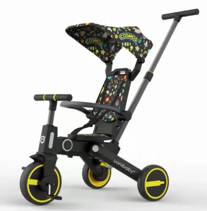 [SG Seller] Uonibaby 7 in 1 Three Wheels Baby Stroller Tricycle Slid ...