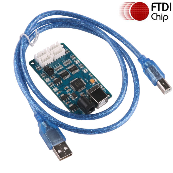 FTDI Serial Converter FT4232H USB to 1.8V 2.5V 3.3V 5V 4 Way 2.54mm ...