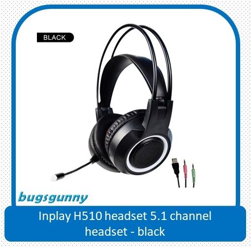 Inplay H510 headset 5.1 channel - BLACK | Lazada PH