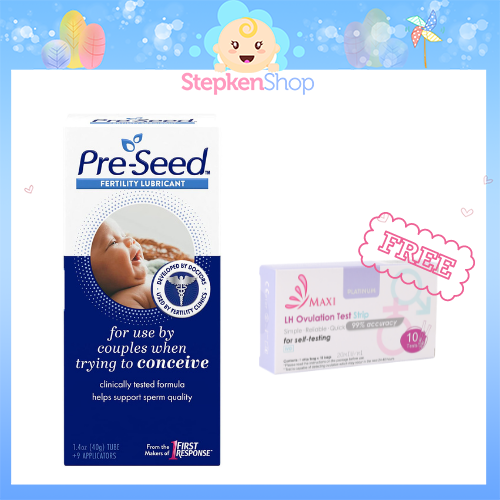 Preseed Sperm-Friendly Lubricant แพคกิ้งใหม่ แถมฟรี!!!ที่ตรวจการตกไข่ ...