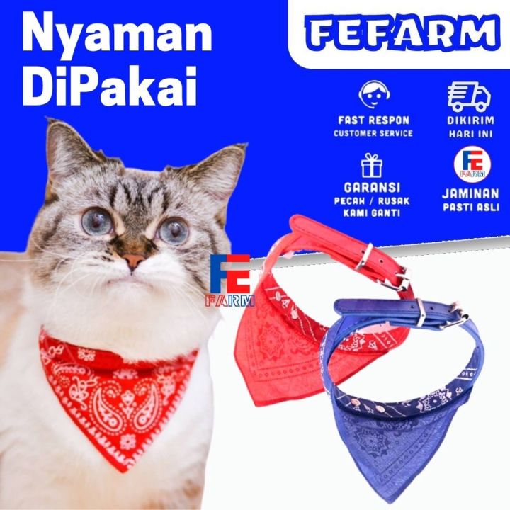 Kalung Kucing syal Anjing Koboi Bentuk Segitiga Syal Kucing Motif ...