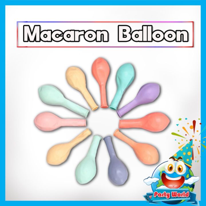 🎉 Macaron Balloon Soft Color Balloons Air Wedding Room Decoration ...