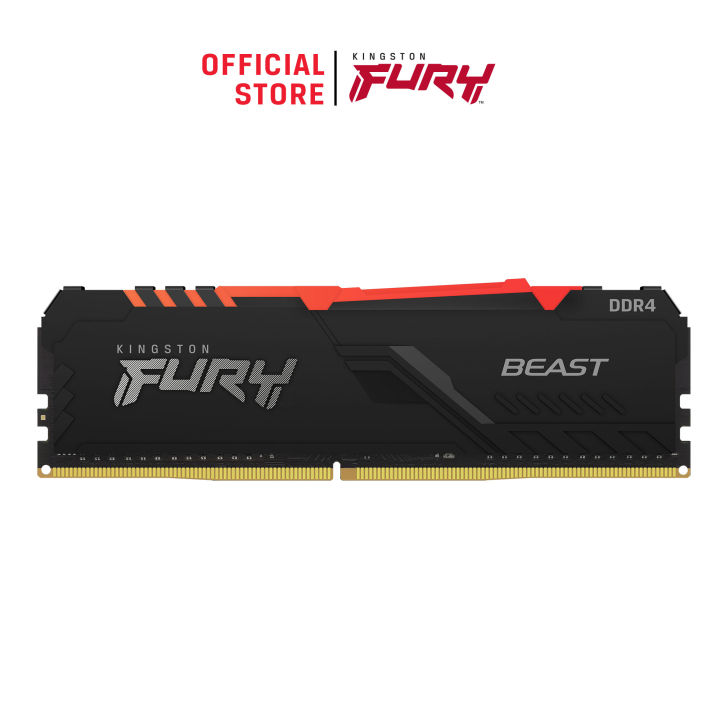Kingston FURY Beast RGB 8GB 3200MHz DDR4 CL16 DIMM Desktop Memory (KF432C16BBA/8GB) | Lazada