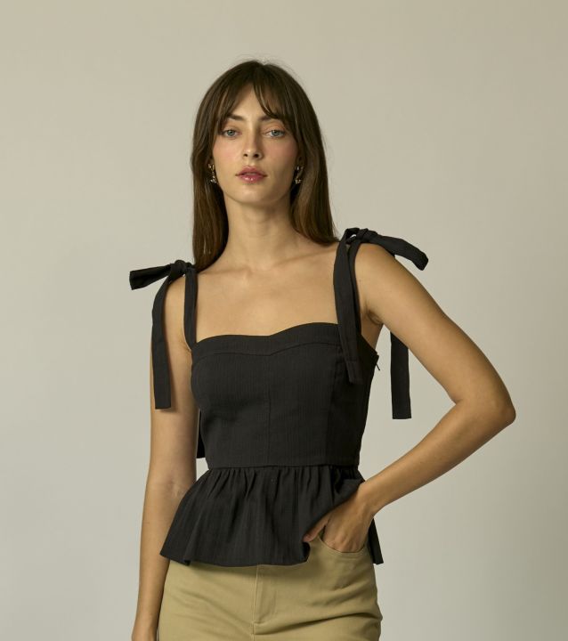 TRIKUL - Jamie Top เสื้อสายเดี่ยวผูกไหล่ | Lazada.co.th