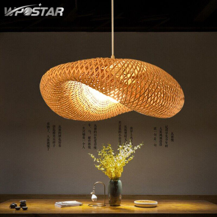 Modern Bamboo Chandelier Handmade Bamboo Lantern Pendant Lights for ...