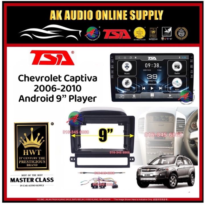 T5 DSP CarPlay TSA Chevrolet Captiva 2006 - 2010 Android 9'' inch Car ...