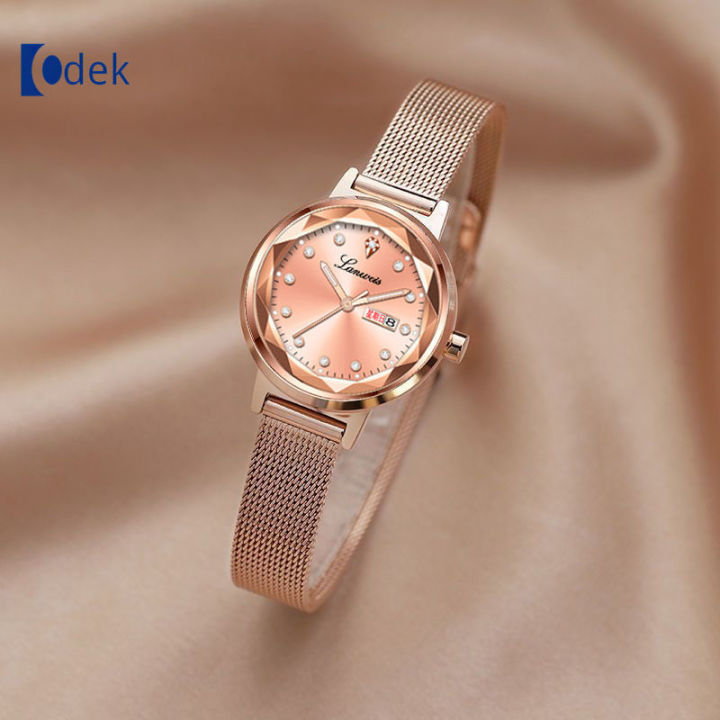Odek นาฬิกาสำหรับผู้หญิงใหม่สไตล์เกาหลีนาฬิกาข้อมือธุรกิจแนวโน้มแฟชั่น ...