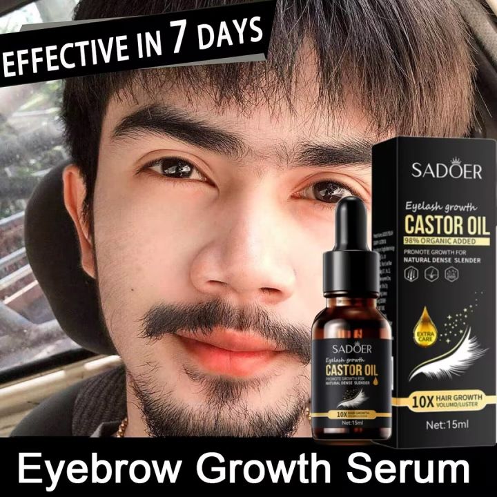 YANJIAYI Pampakapal ng kilay at pilikmata Eyebrow Growth Fluid With ...