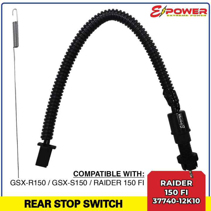 E-POWER RAIDER 150 FI / GSX-R150 / GSX-S150 Rear Stop Switch Set [37740 ...