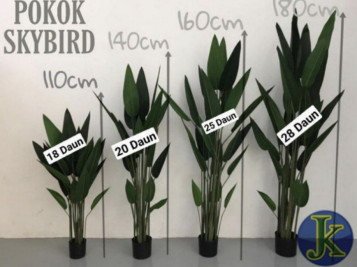 POKOK SKYBIRD / POKOK PISANG / EUCALYPTUS PLANT POKOK HIASAN ARTIFICIAL ...