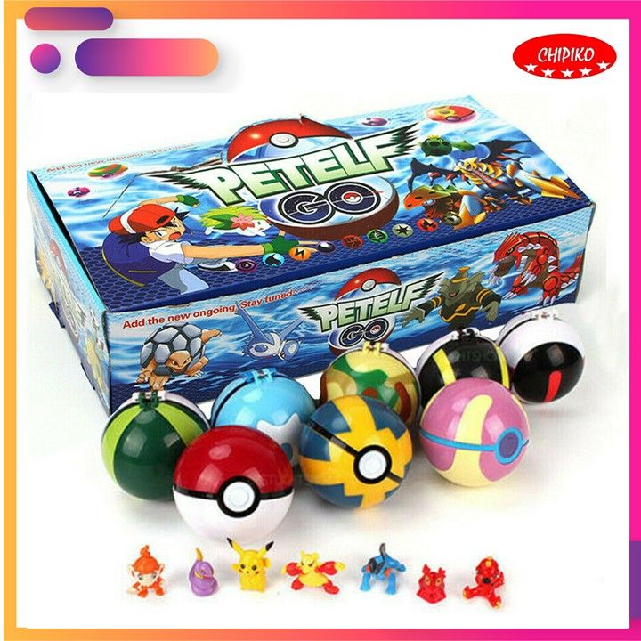 Combo Quả cầu pokemon huyền thoại cho bé, bóng pokemon, Mô hình ...