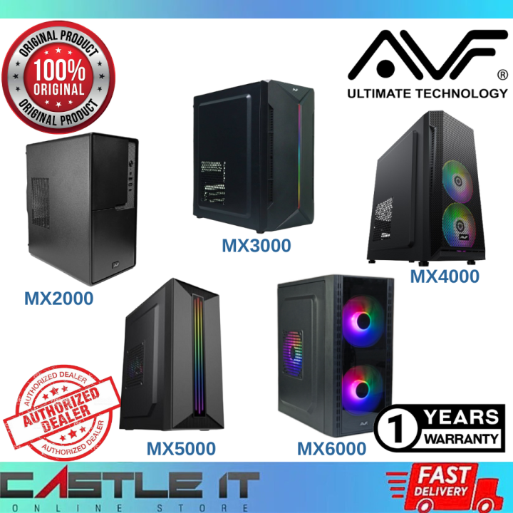 AVF Gaming Freak MX3000 / MX2000 / MX6000 / MX5000 / MX4000 Mini Tower ...