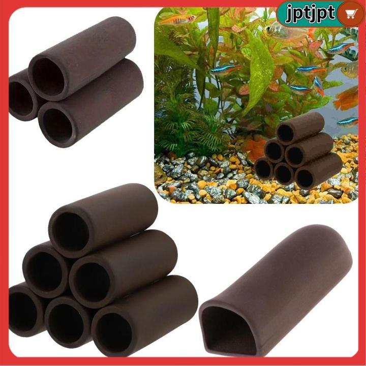 JPTJPT Playing Breeding Spawning Aquarium Fish Cave Ceramic House ...