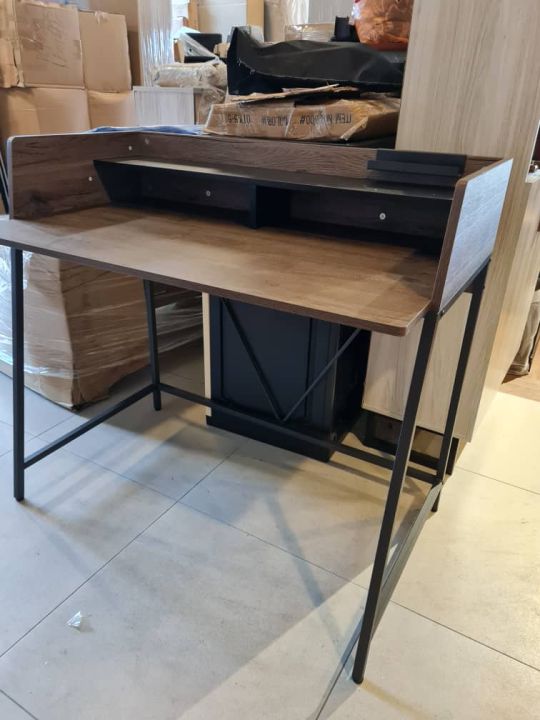 study table/ office table / steel leg table / metal leg table / 4017 WD ...