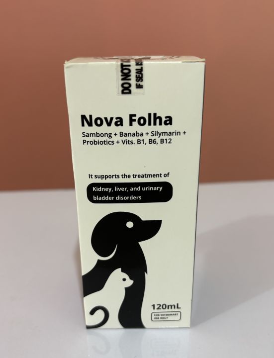 NOVA FOLHA for Dogs & Cats (Sambong+Banaba+Silymarin+Probiotics+Vits ...