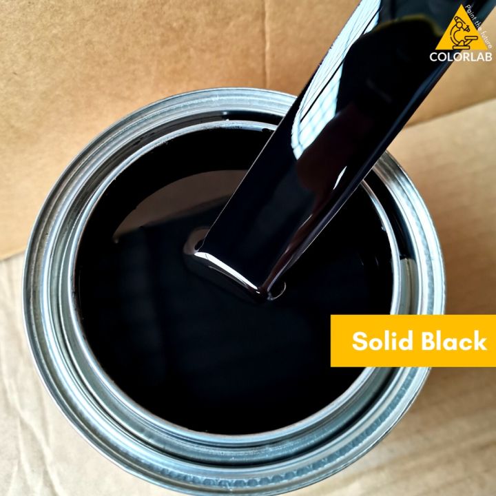 Black Solid 2K Car Paint / Hitam Solid Cat Bancuh Kereta 2K / Aerosol ...
