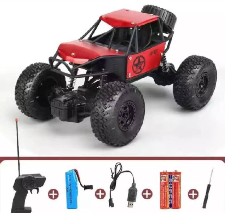 RC Truck Rechargeable, 4WD Off-Road RC Raptor Wireless Off-Road RC Quad ...