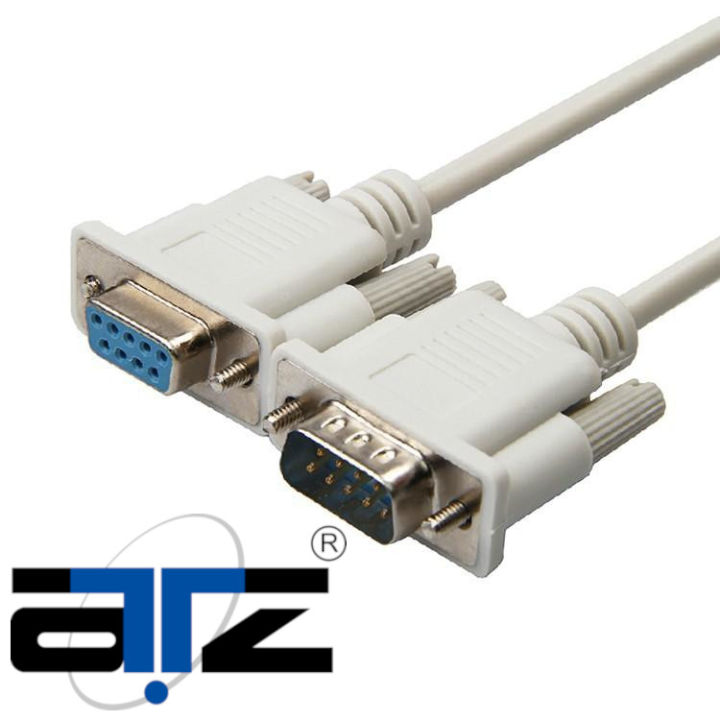 ATZ DB9M/F STRAIGHT CABLE, RS232 Serial Cable, DB9 Male to Female Cable ...