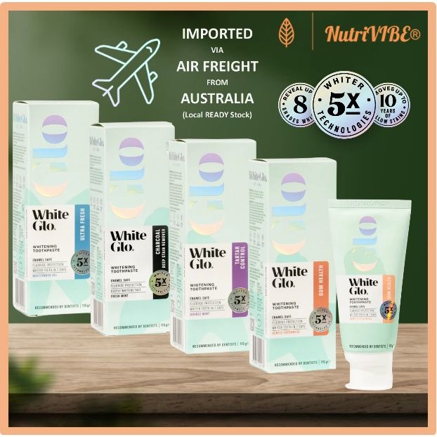 [Ready SG Stock] White Glo Whitening Toothpaste 115g / 205g ...