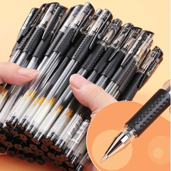 23pcs/set gel pen signature pen ballpoint pen with refill black blue ...