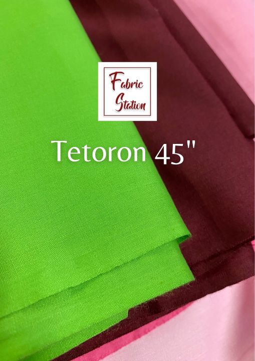 Tetoron Colored Fabric 45" for Lining, Pockets, Uniforms | Lazada PH