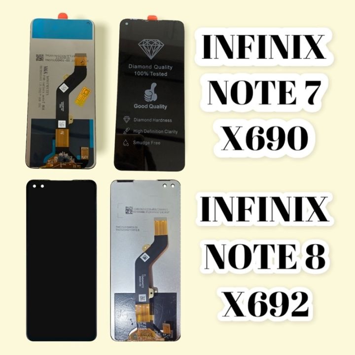 ♦ INFINIX NOTE 7 X690 NOTE 8 X692 NOTE 8i LCD TOUCH SCREEN SET | Lazada PH