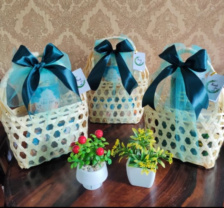 Keranjang Anyaman Bambu Keranjang Hampers Serbaguna Keranjang Anyaman ...