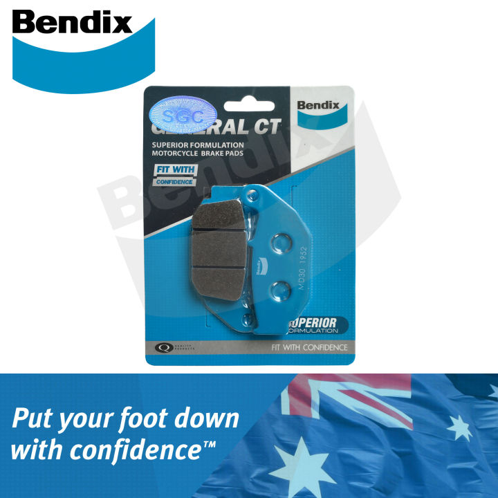 Bendix Motorcycle Brake Pads Rear for Suzuki GSX-R/S 150 and Gixxer FI ...